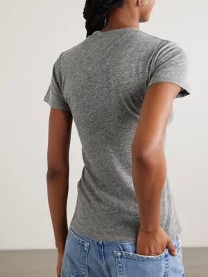 NILI LOTAN Lana Crew Neck T-shirt - Grey