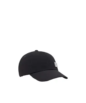 Emporio Armani Logo-plaque Baseball Cap - Black