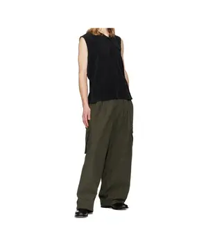 Issey Miyake Asymmetrical Pleated Vest