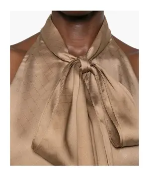 TOM FORD Sleeveless Bow Detail Open Back Cover-up - Nude