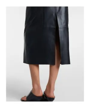 Vince Leather Pencil Skirt