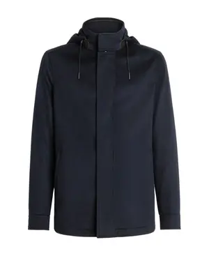 Zegna Drawstring Waist Hooded Jacket