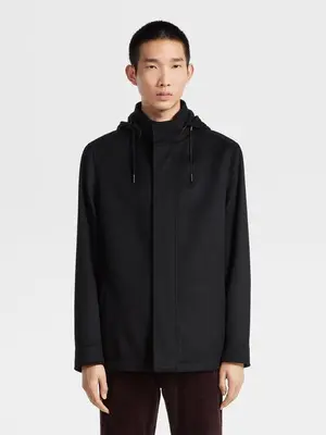 Zegna Oasi Elements Cima Drawstring Over Jacket