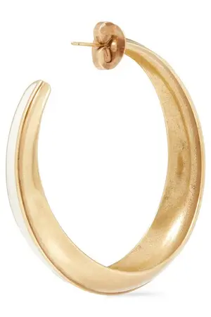 Zimmermann Tone Enamel Hoop Earrings