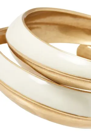 Zimmermann Tone Enamel Hoop Earrings