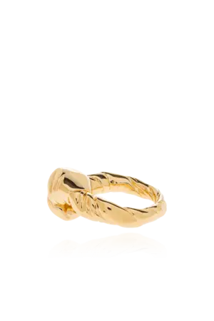 Bottega Veneta 18kt Overlay Sterling Silver Ring