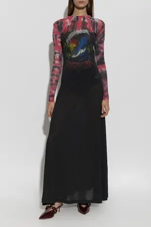Balenciaga Printed Maxi Dress