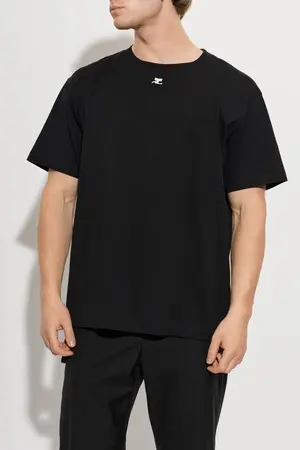 COURREGES T-shirt With Embroidered Logo