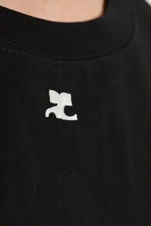 COURREGES T-shirt With Embroidered Logo