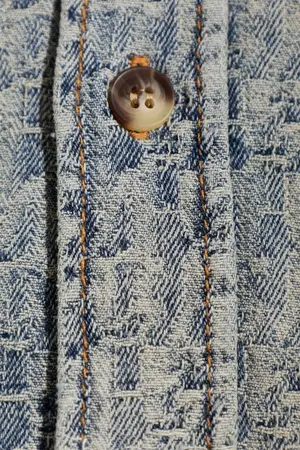 Emporio Armani Denim Shirt With 'vintage' Effect