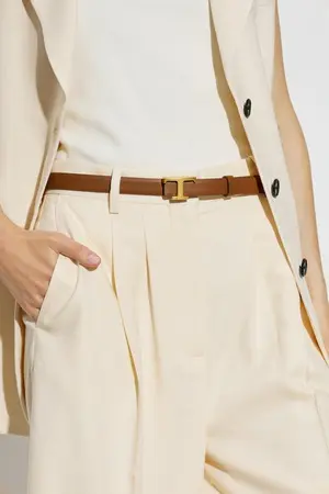 TOD’S Tod's Double-sided Leather Belt With T Buckle