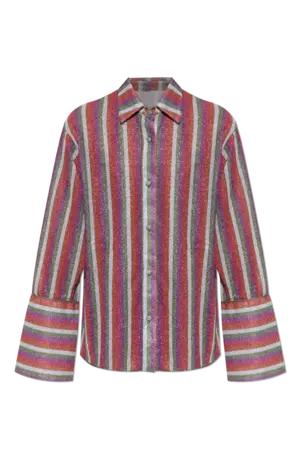Oseree Shirt With Lurex Thread - Multicolour