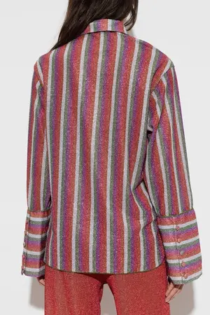Oseree Shirt With Lurex Thread