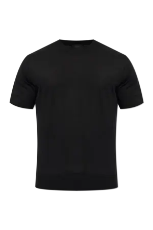 Brioni Crew Neck T-shirt - Black