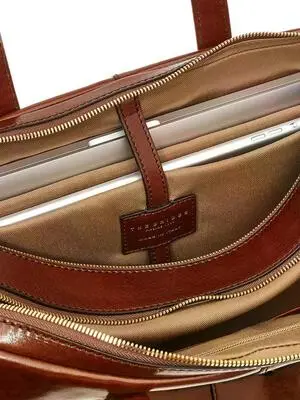 THE BRIDGE Vespucci Leather Briefcase