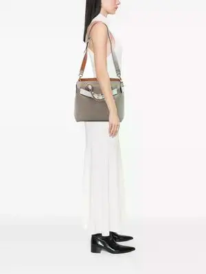 Burberry Leather Marais Belt Bag Satchel - Grey