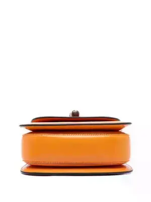 Gucci 1947 Bamboo Top Handle Bag Satchel - Orange