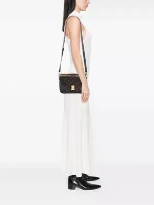 LOUIS VUITTON Monogram Pochette Metis Satchel - Brown