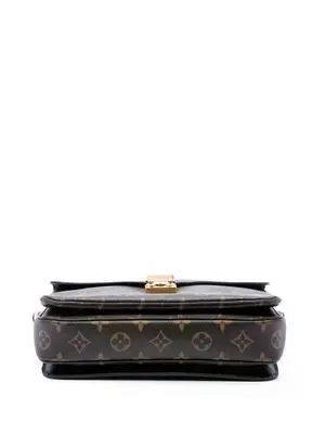 LOUIS VUITTON Monogram Pochette Metis Satchel - Brown