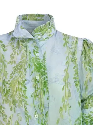 Thierry Colson Vita Floral Print Shirt - Blue