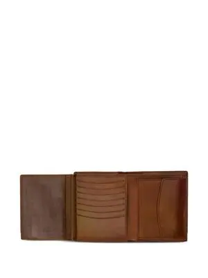 THE BRIDGE Logo-debossed Leather Wallet - Brown