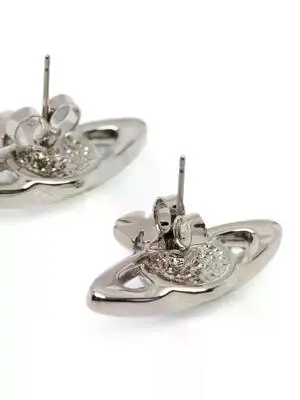 VIVIENNE WESTWOOD Mini Bas Relief Orb Motif Earrings