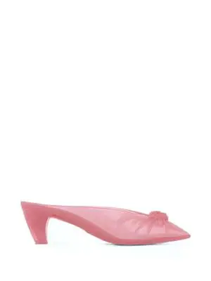 Chloé Knotted Pointed-toe Mules