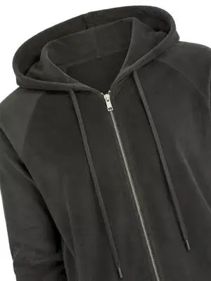 THOM KROM Raglan Sleeve Zip-up Hoodie