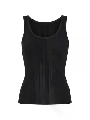 PATRICK ASSARAF Ribbed Knit Tank Top
