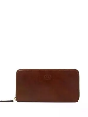 THE BRIDGE Zip-around Leather Wallet - Brown