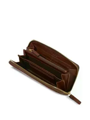 THE BRIDGE Zip-around Leather Wallet