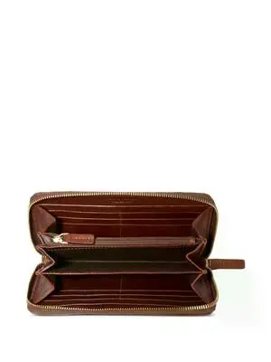 THE BRIDGE Zip-around Leather Wallet
