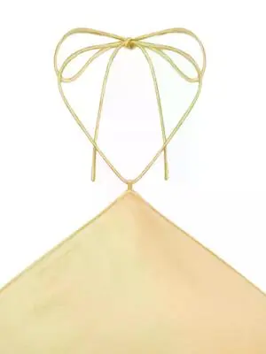 Eterne Halterneck Top - Yellow