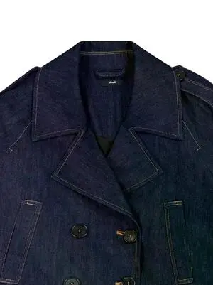 ANAII Double-breasted Crop Trench Coat