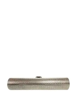 Gucci Brass Crystal Web Buckle Chain Shoulder Bag