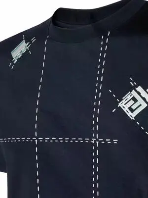 Fendi Contrast-stitch T-shirt