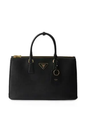 Prada Galleria Large Saffiano Leather Bag - Black