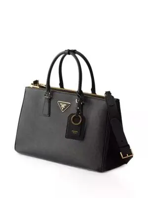 Prada Galleria Large Saffiano Leather Bag - Black