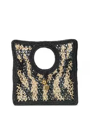 Jacquemus Small Le Spiaggia Raffia Tote Bag