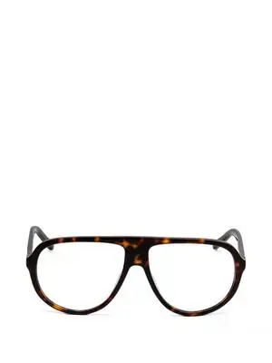 KALEOS Reube Pilot-frame Eyeglasses - Brown