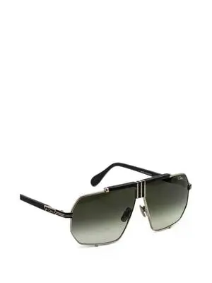 Cazal Geometric Frame Sunglasses - Silver