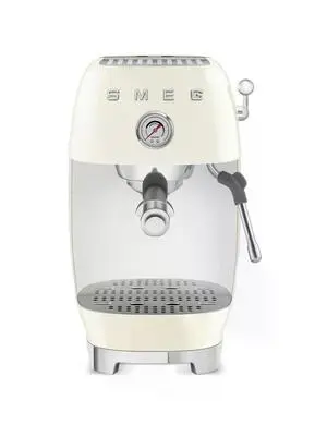 SMEG Anni 50 Logo-plaque Manual Espresso Machine With Cold Brew - Neutrals