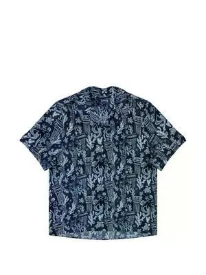 Vilebrequin Marine-print Linen Shirt