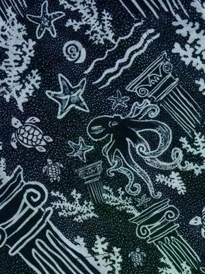 Vilebrequin Marine-print Linen Shirt