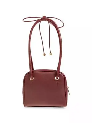 Furla Poppy Leather Shoulder Bag - Red