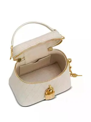 Balmain Pulse Quilted Leather Tote Bag