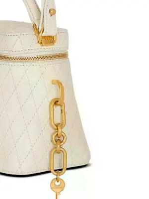 Balmain Pulse Quilted Leather Tote Bag