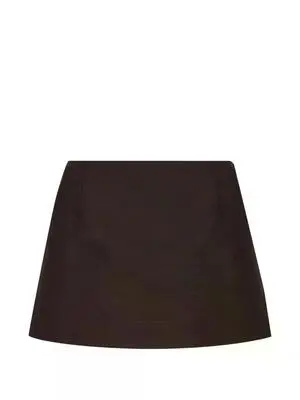 Miu Miu Mohair Wool Blend Wrap Skirt
