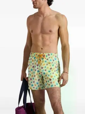 Vilebrequin Embroidered Swim Shorts - Green