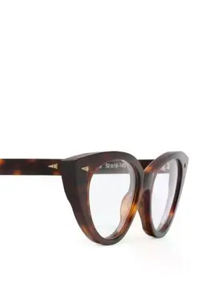 AHLEM Gambetta Cat-eye Glasses - Brown